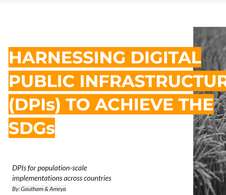 DPIs for Population-scale implementation across countries ...